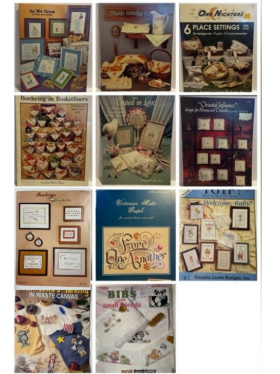 Art | Counted Cross Stitch Set Of 11 Booklets Of Patterns | Poshmark